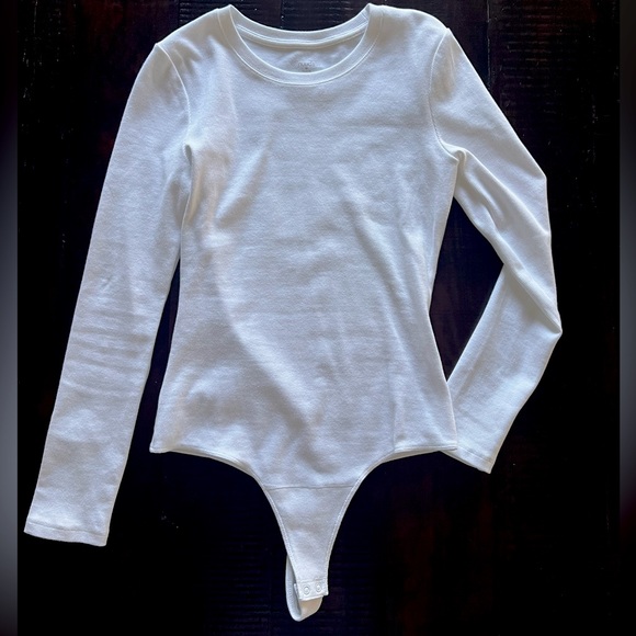 nuuds | Tops | Waffle Body Suit | Poshmark